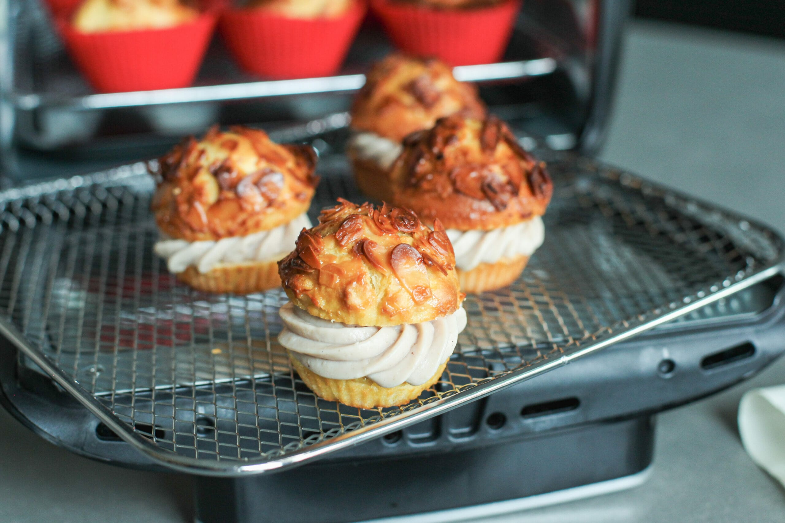 Bee sting muffins from the hot air fryer – Severin