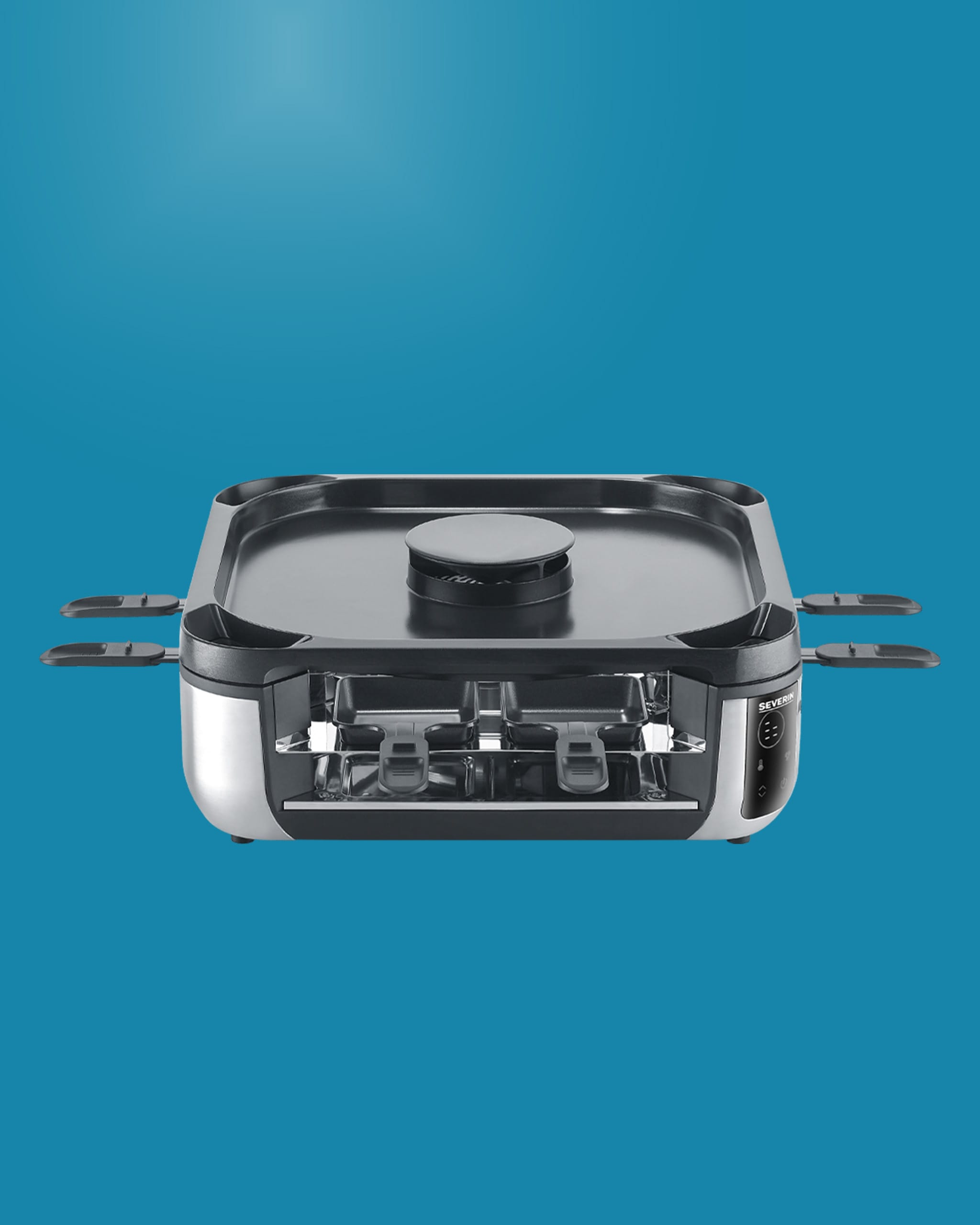 S-Joy Sevento Raclette Grill smoke-reduced - Severin